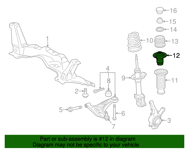 Toyota 2007-2018 Toyota Spring Seat 48471-52030 | Toyota Parts