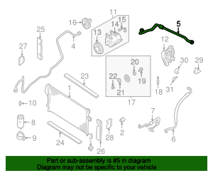 92450-9Z001 - Line - 2001-2004 Nissan | Nissan OEM Parts Direct