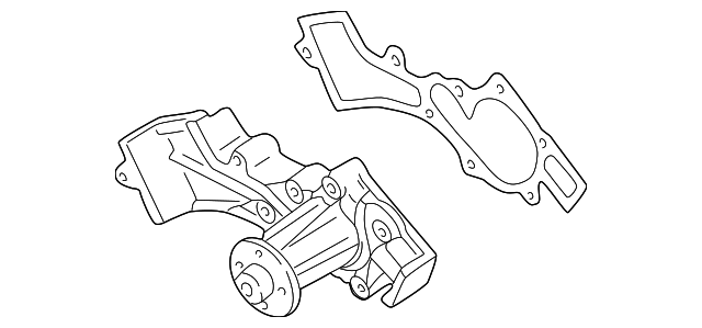 1996-2004 Nissan Water Pump 21010-4S10A | Nissan Parts Central