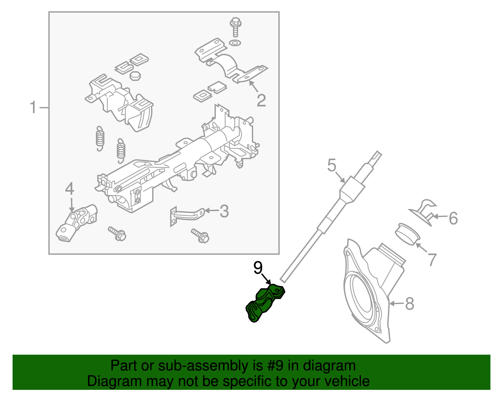 48080-EG000 - Lower Joint 2009-2024 Nissan | Nissan Parts & Accessories ...