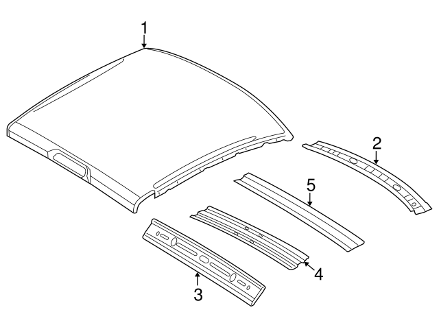 2011-2023 Ram Roof 55372230ae | TascaParts.com