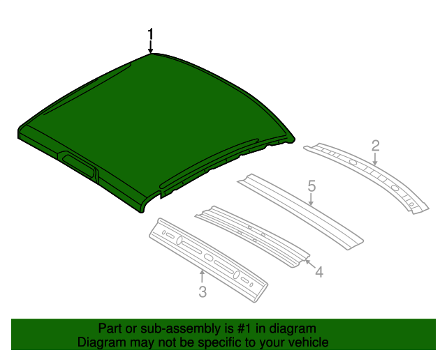 2010-2023 Mopar Roof 55372229ab | TascaParts.com