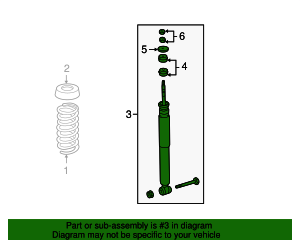 203-326-36-00 - Shock Absorber 2005-2007 Mercedes-Benz ...