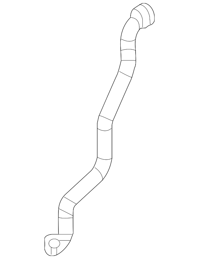 253-501-05-84 - Coolant Hose 2016-2019 Mercedes-Benz | Mercedes-Benz ...