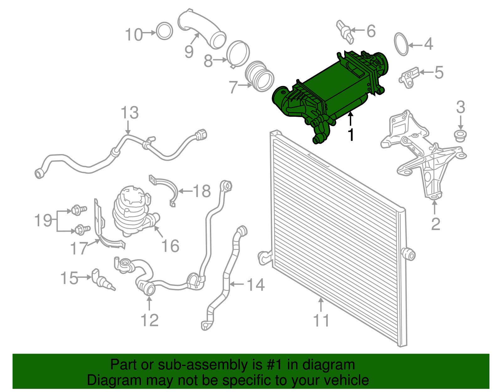 2015-2020 Mercedes-Benz Inter-Cooler 274-090-06-14 | Retail Performance ...
