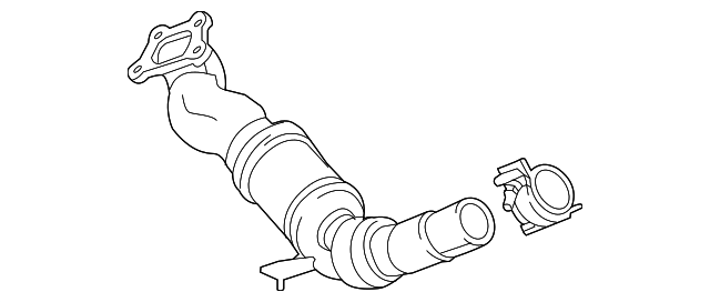 23188133 - Passenger Side Warm Up Three-Way Catalytic Converter 2013 ...