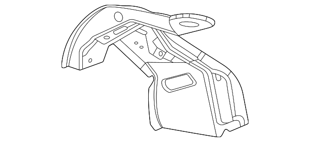 2021-2022 Buick Envision Passenger Side Back Body Pillar Inner Upper ...