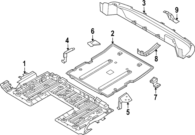 2023 Nissan ARIYA Diffuser Front Bracket 748G1-5MP0A | TascaParts.com