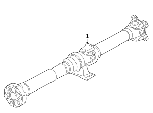 2006-2012 BMW Manual drive shaft transmission 26-10-7-572-907 ...