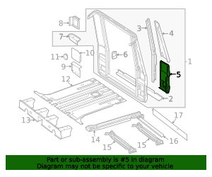 2006-2018 Mercedes-Benz Body D-Pillar 463-640-00-09 | AutoNationParts.com