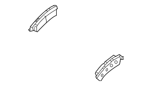 2007-2013 GM Rear Disc Brake Pad Set with Clips 19210707 | TascaParts.com