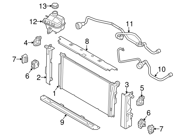 17117600543 - 2012-2021 BMW Upper Seal (17-11-7-600-543) | BMW of South ...