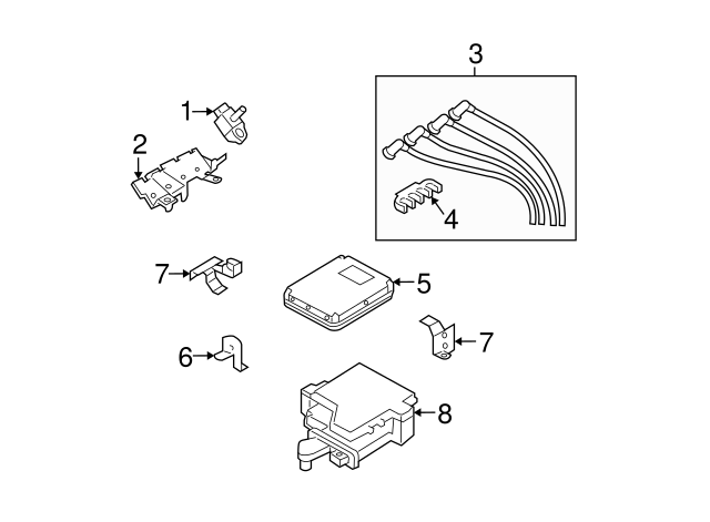 2004-2006 Mazda RX-8 Module Powertrain Control N3ZC-18-881R-0K ...