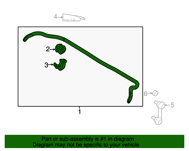 Bar Assembly Front Stabilizer 54810-3M800--SJ | OEM Parts Online