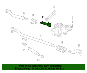 LC3Z-3304-C - Rod Assembly Drag Link Ford Parts Direct