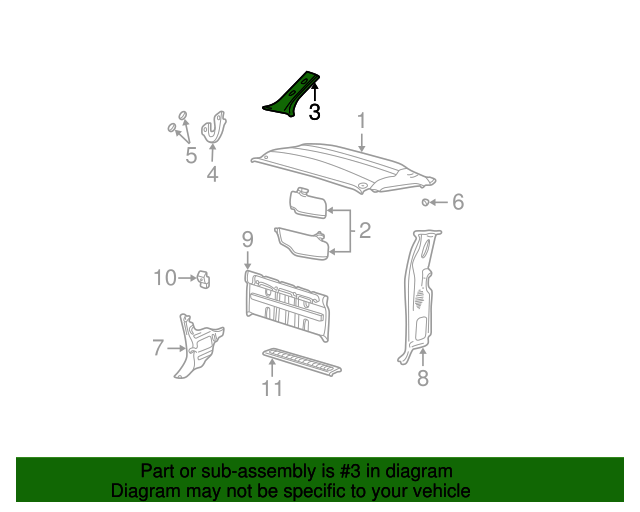 1999-2003 Ford OEM NEW 2999-2003 Ford F250 F350 Super Windshield Pillar ...