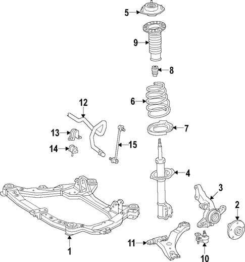 Front Suspension for 2016 Lexus RX350 | Lexus of Stevens Creek Parts