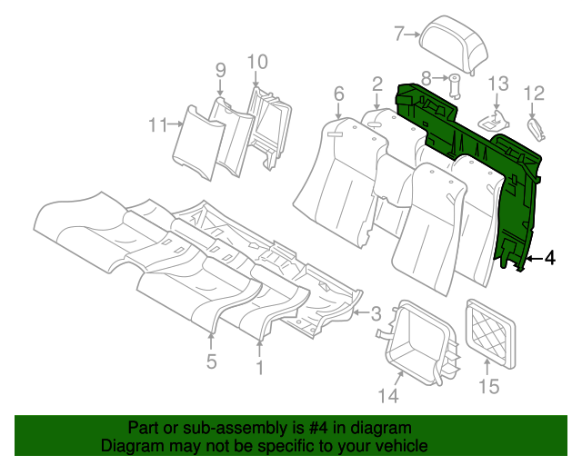 Genuine BMW 52-20-7-266-503 | Upper Frame | FREE Shipping on Most ...