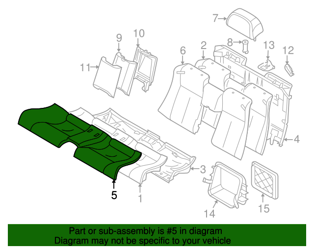 52207280307 - 2012-2018 BMW Lower Cover (52-20-7-280-307) | BMW of ...