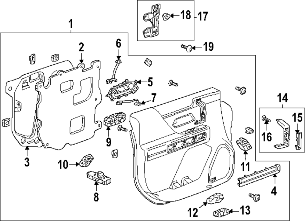 2023-2025 GMC F Trim 85026997 | Partners Chevy