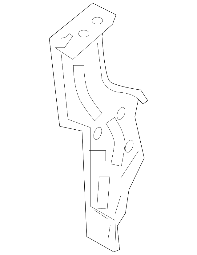 62215-ZJ00A - Bumper Bracket 2004-2007 Nissan | Nissan Parts ...