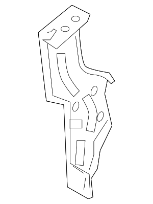 62215-ZJ00A - Bumper Bracket 2004-2007 Nissan | Nissan Parts ...