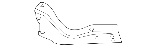 2004-2015 Nissan Bumper Bracket - Driver's Side (LH) 62045-7S600 ...