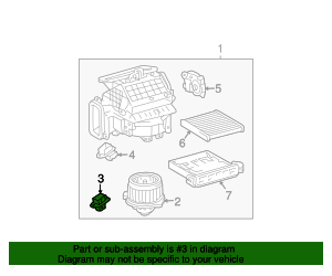2000-2008 Toyota HVAC Blower Motor Resistor 87138-41020 | Toyota Parts ...