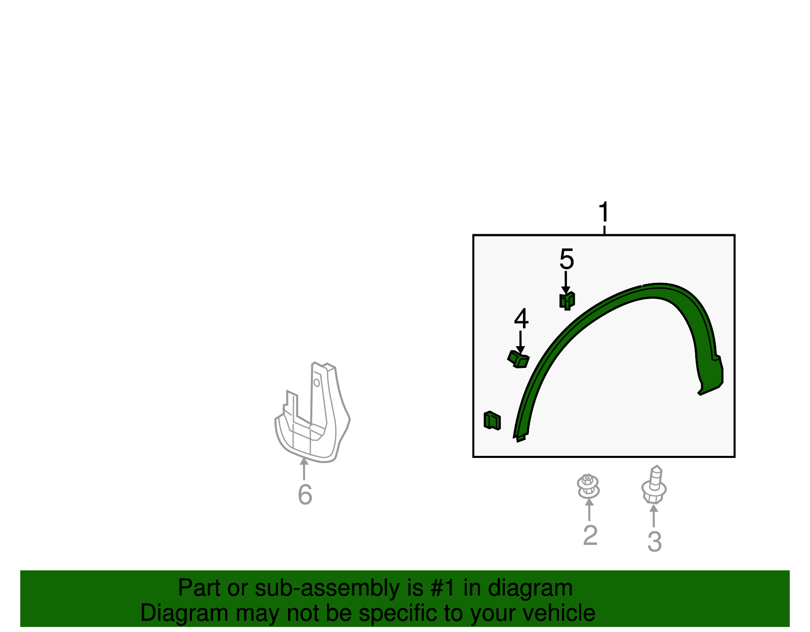 2012-2016 Honda CR-V Wheel Opening Molding 74115-T0A-A02 | OEM Parts Online