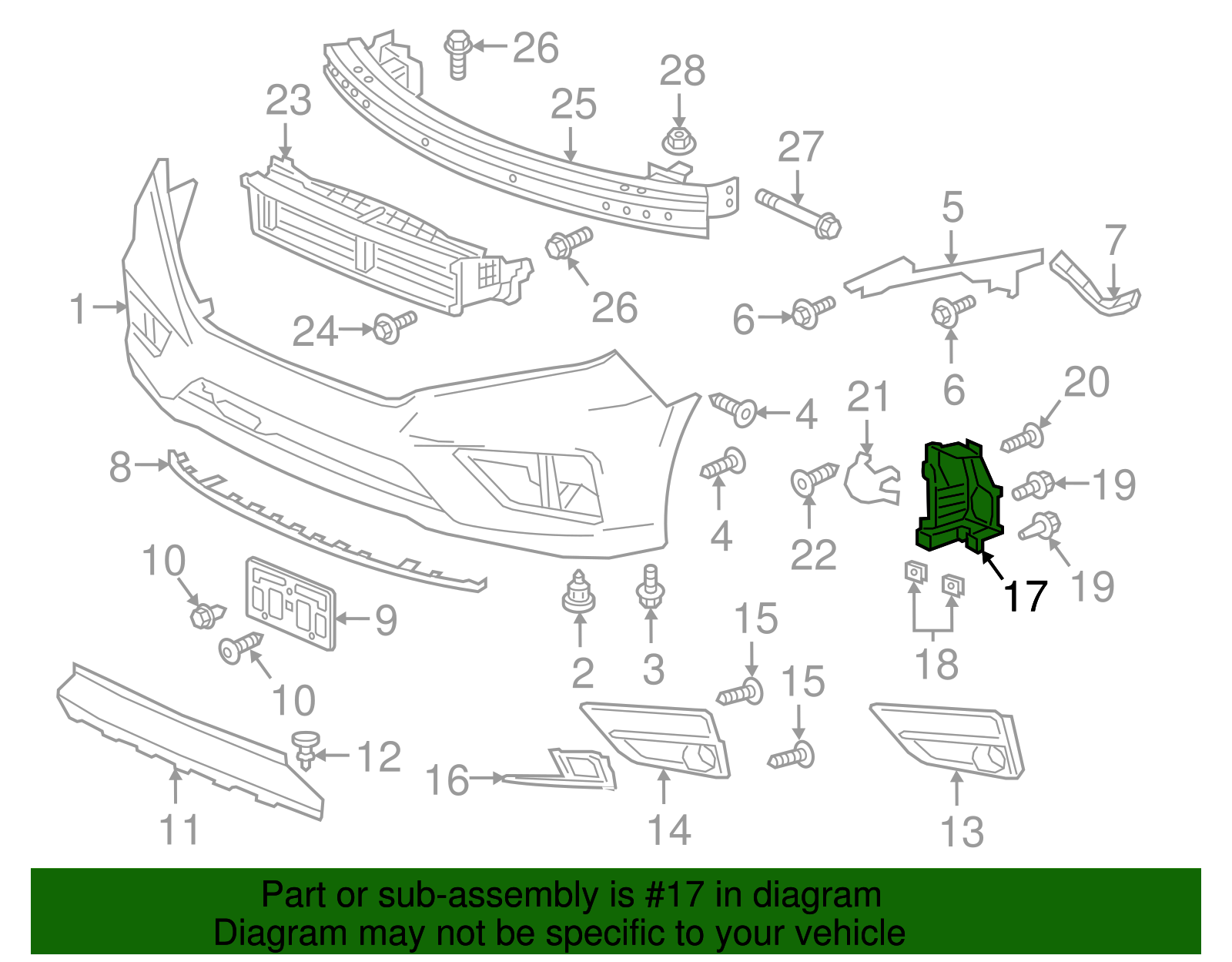2018-2020 Honda Odyssey Support Bracket 71104-THR-A01 | Cheaper Honda Parts