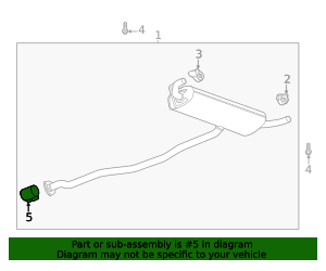 2020-2023 GM Muffler & Pipe Clamp 42741383 | OEM Parts Online