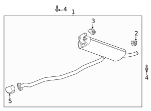 2020-2022 GM Muffler & Pipe Insulator 42708942 | TascaParts.com