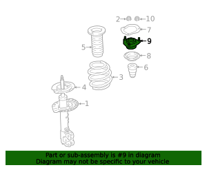 2014-2024 Mitsubishi Strut Mount 4060A417 | Mitsubishi Parts Warehouse