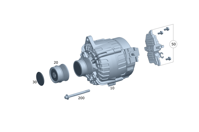 000-906-81-06 - Three-Phase Alternator 1954-2024 Mercedes-Benz ...