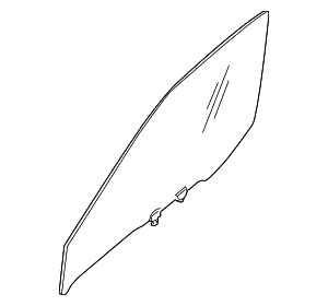 80300-ZL00A - Door Glass 2009-2021 Nissan | Nissan Parts & Accessories ...