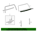 68290-0C010 - Back Glass Weatherstrip 2001-2007 Toyota Sequoia | Longo ...