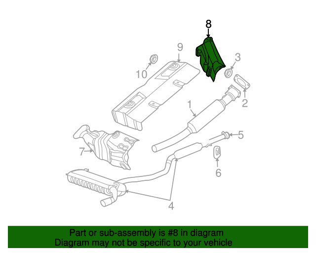 2007-2017 Mopar Heat Shield 4673701AB | TascaParts.com