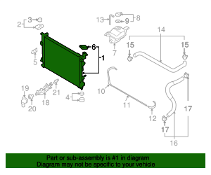 2006-2011 Hyundai Radiator Assembly 25310-3K190 | QuirkParts