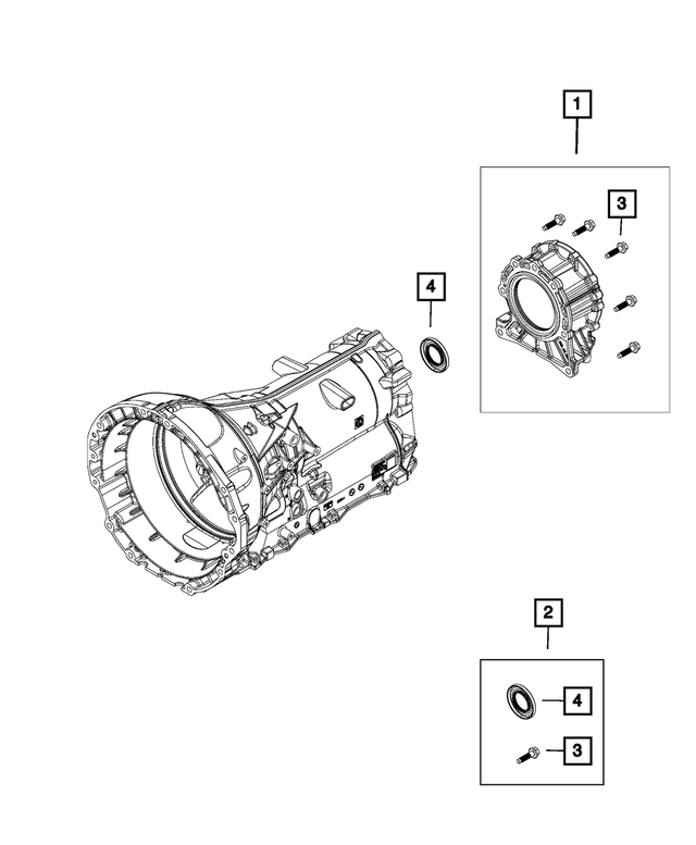 MOPAR TRANSMISSION ADAPTER - 68240989AB - 68240989AB | Mopar Online Parts