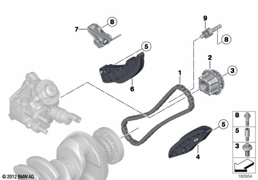 2011-2019 BMW Timing Chain 13529886258 | Retail Performance Auto Parts