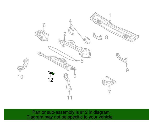 Genuine BMW 51-71-1-936-929 | Drain Tube Rivet | FREE Shipping on Most ...