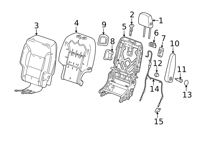 84378509 - F Armrest 2018-2021 Chevrolet Traverse | GM Wholesale Direct
