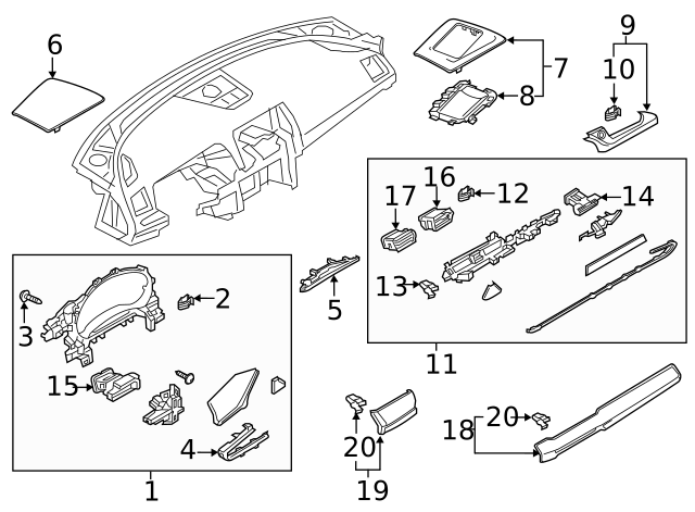 2018-2020 Mazda 6 Trim Molding - Driver's Side (LH) GBEF-55-130-39 ...
