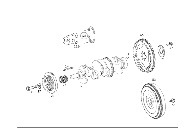 2005-2021 Mercedes-Benz Hexagon Head Bolt 000000-001884 | Mercedes-Benz ...