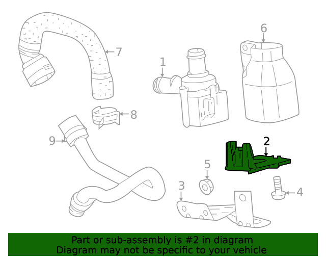 8K0-819-147-A - Auxiliary Pump 2018-2019 Audi | Audi OEM Parts