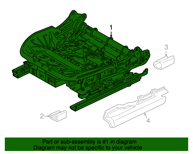 Genuine BMW 52-10-7-414-610 | Seat Adjuster | FREE Shipping on Most ...