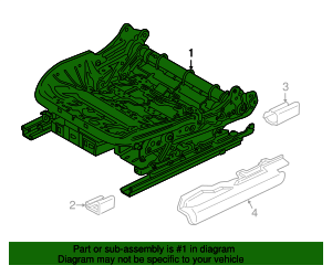 52-10-7-414-607 - Seat Adjuster 2018-2023 BMW | AutoNationParts.com