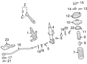 54500-FD000 - Lower Control Arm 2003-2005 Kia Rio | Kia.Parts Store