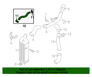 28284-2G000 - Water Hose 2011-2016 Kia Sportage | Kia.Parts Store
