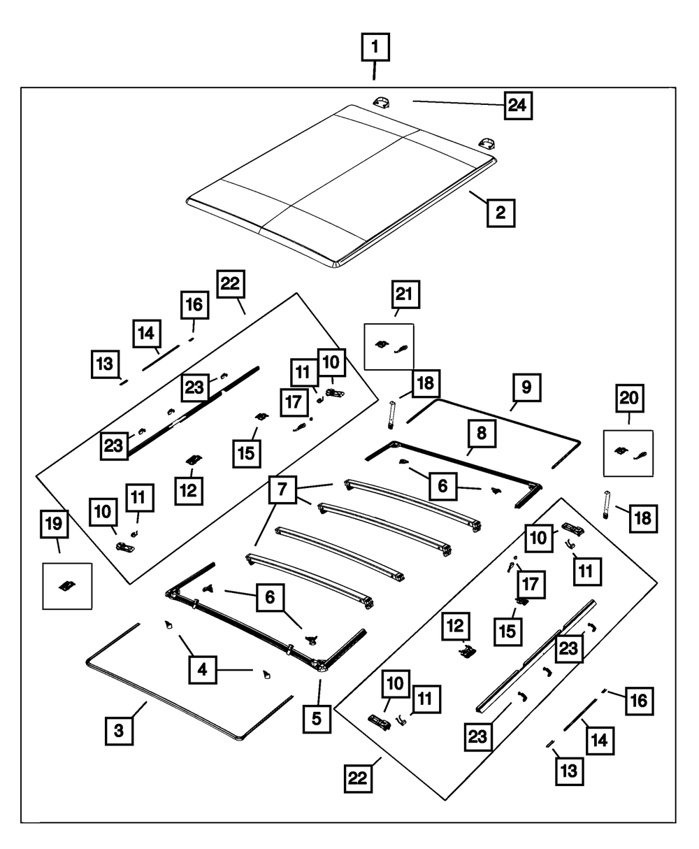 2019-2025 Ram 1500 Frame Side Rail, Right 68422652AB | Miracle Mopar